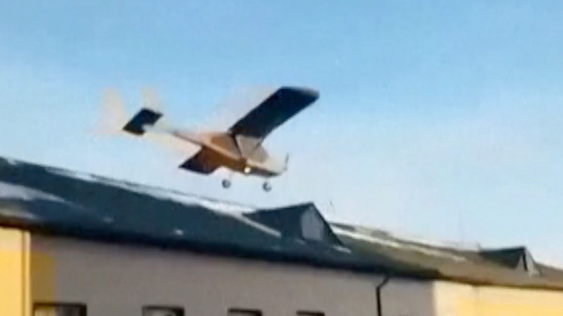 Her treffer den ukrainske dronen